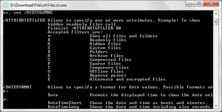 Jam Software FileList скачать на Windows бесплатно
