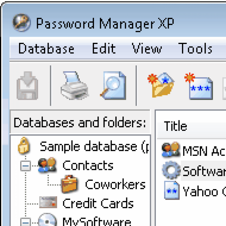 Password Manager XP скачать на Windows бесплатно