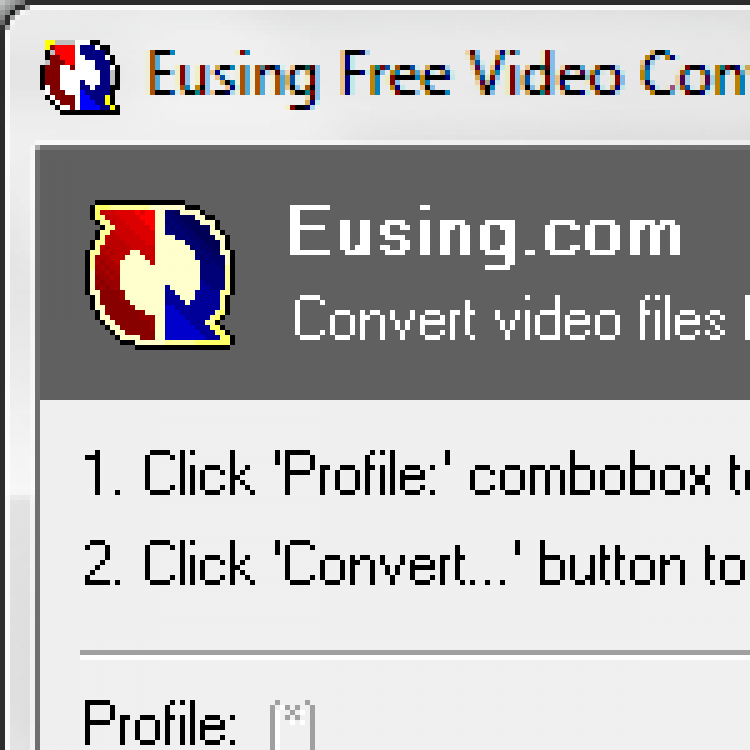 Eusing Free Video Converter скачать на Windows бесплатно