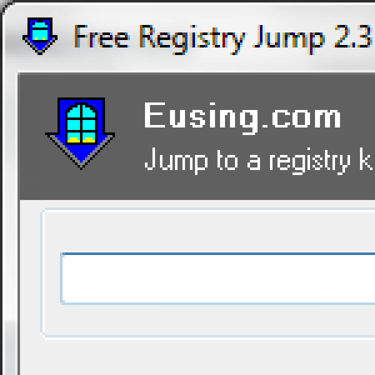Eusing Free Registry Jump скачать на Windows бесплатно