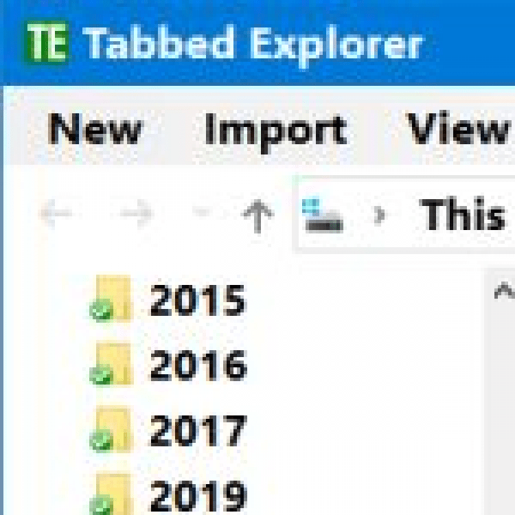 Tabbed Explorer скачать на Windows бесплатно