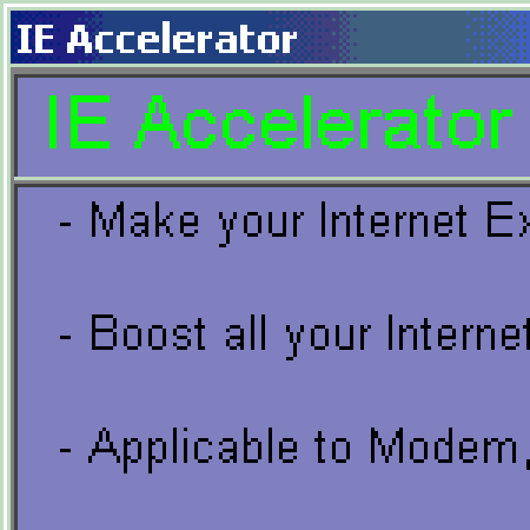 IE Accelerator скачать на Windows бесплатно