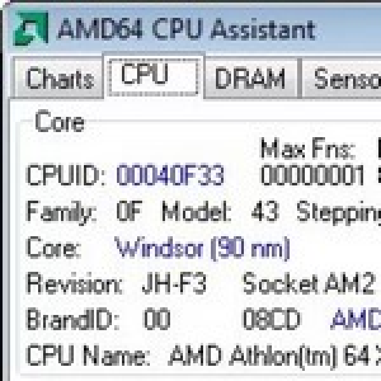 AMD64 CPU Assistant скачать на Windows бесплатно