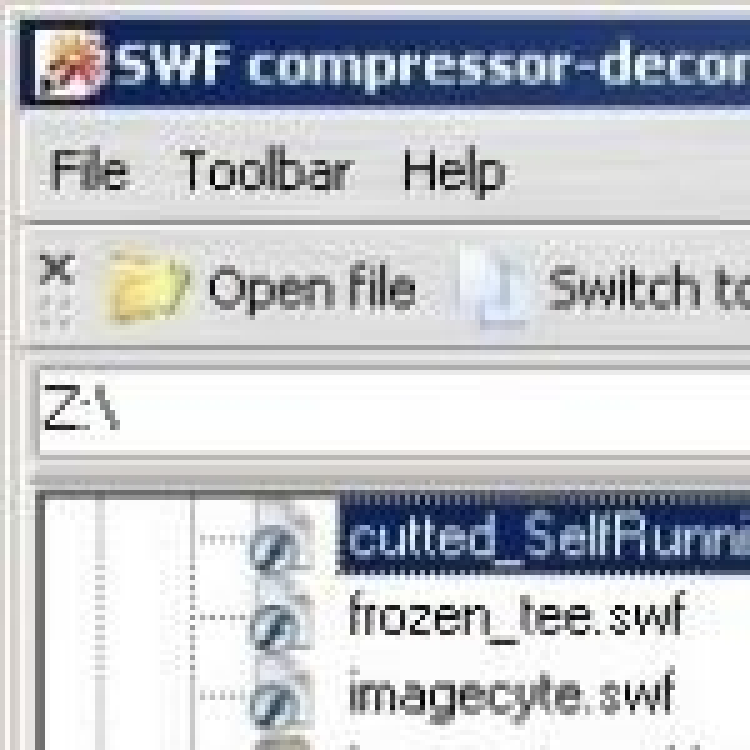 SWF Compressor-Decompressor скачать на Windows бесплатно