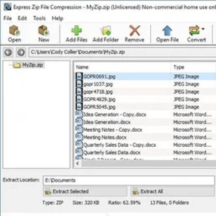 Express Zip Plus скачать на Windows бесплатно