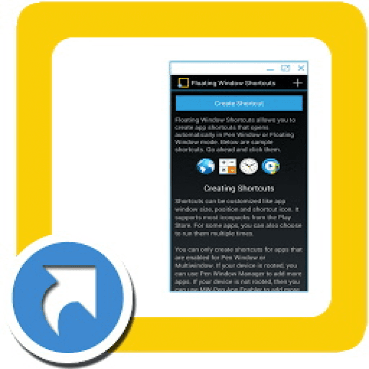 Floating Window Shortcuts скачать на Android бесплатно