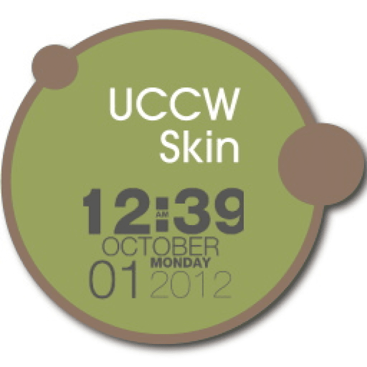 Typography UCCW skin скачать на Android бесплатно