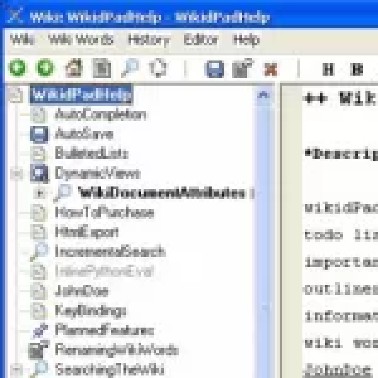 WikidPad скачать на Windows бесплатно
