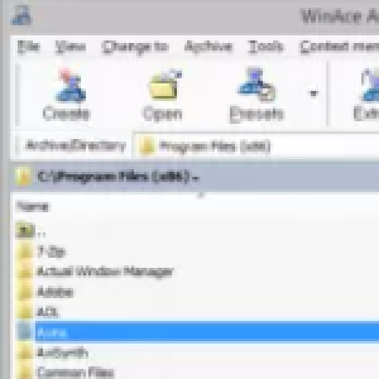 WinAce скачать на Windows бесплатно