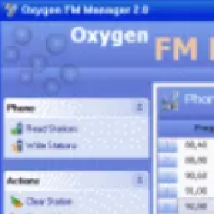 Oxygen FM Manager скачать на Windows бесплатно