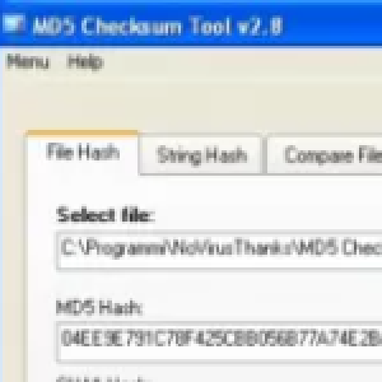 MD5 Checksum Tool скачать на Windows бесплатно