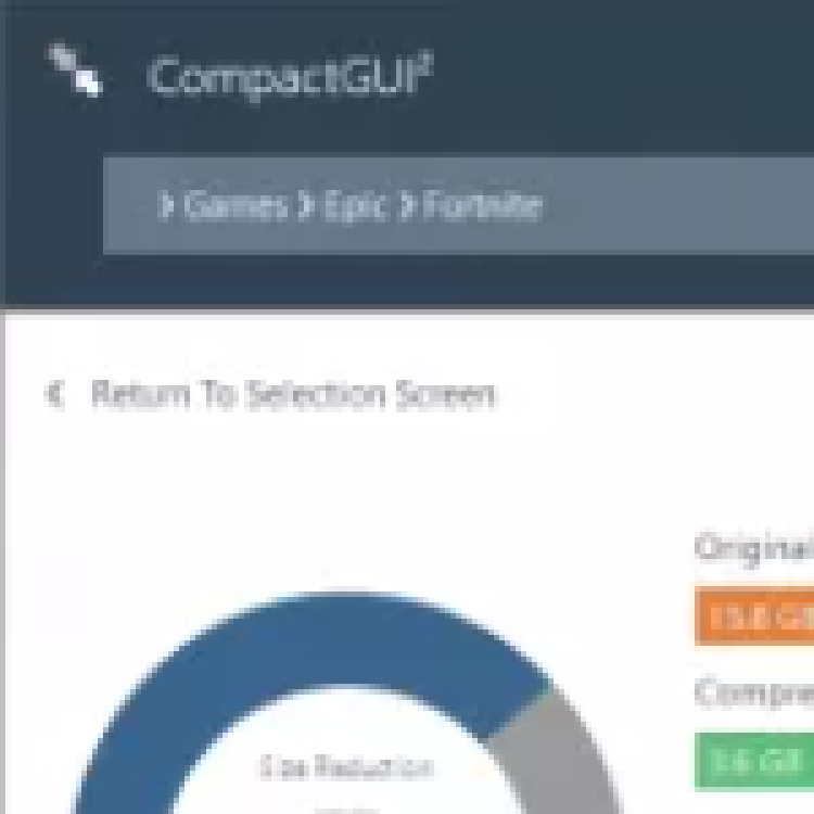CompactGUI скачать на Windows бесплатно