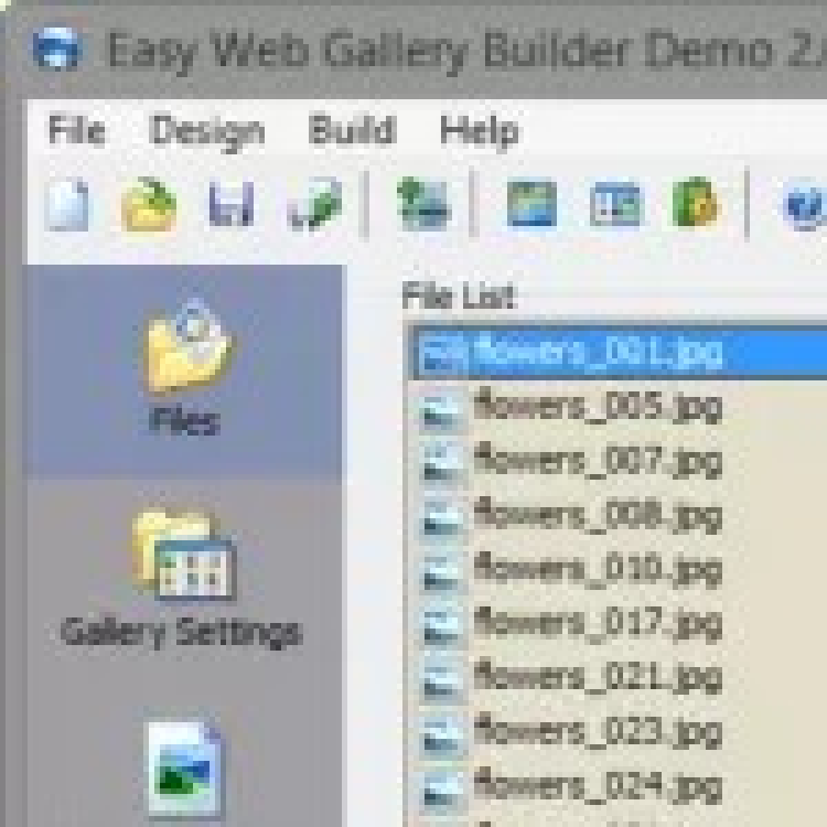 Easy Web Gallery Builder скачать на Windows бесплатно