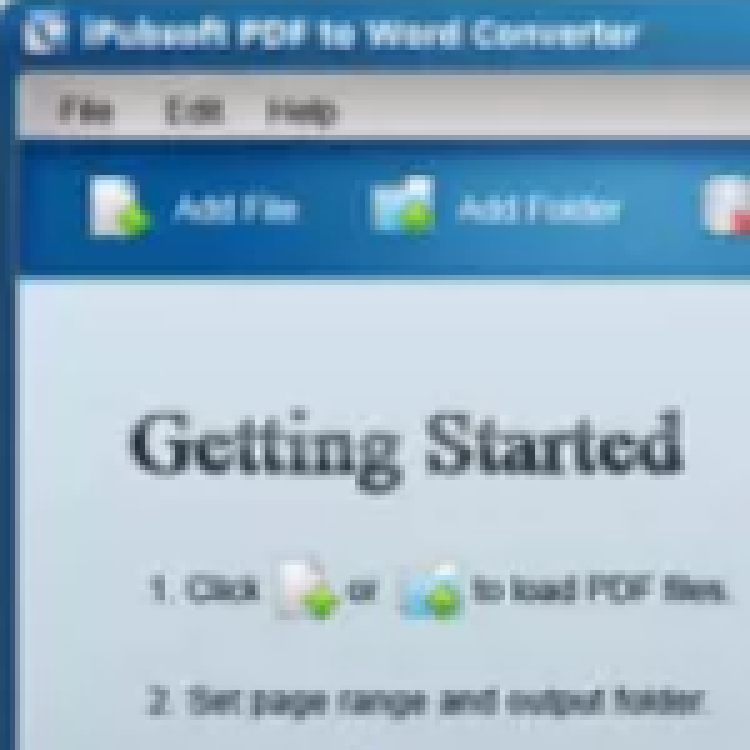 iPubsoft PDF to Word Converter скачать на Windows бесплатно