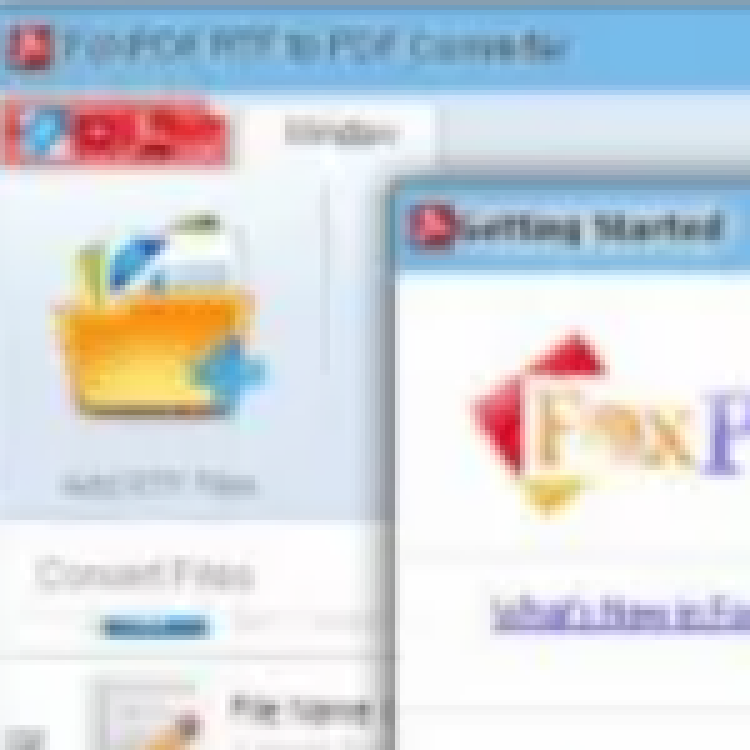 FoxPDF RTF to PDF Converter скачать на Windows бесплатно
