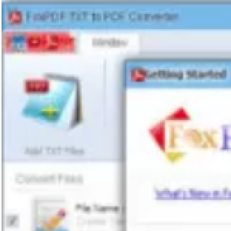 FoxPDF TXT to PDF Converter скачать на Windows бесплатно