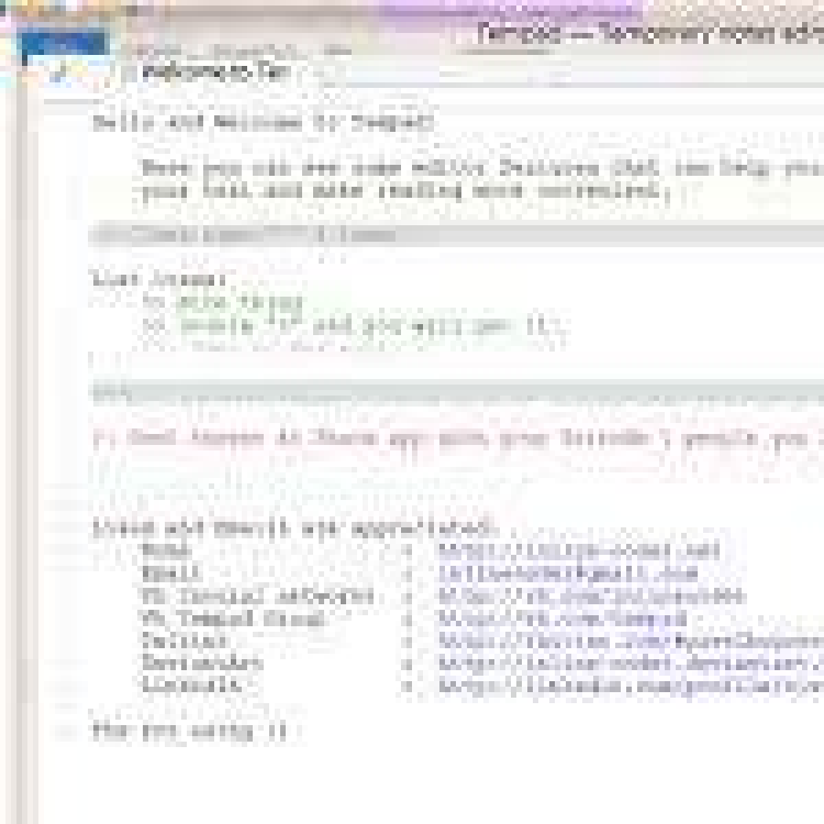 Tempad скачать на Windows бесплатно
