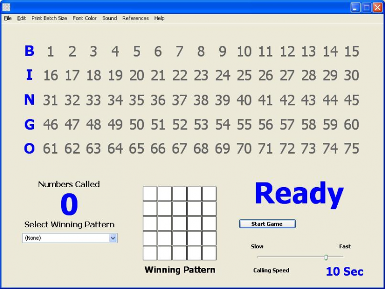 Bingo Caller Pro Windows Bingo Caller Pro Windows