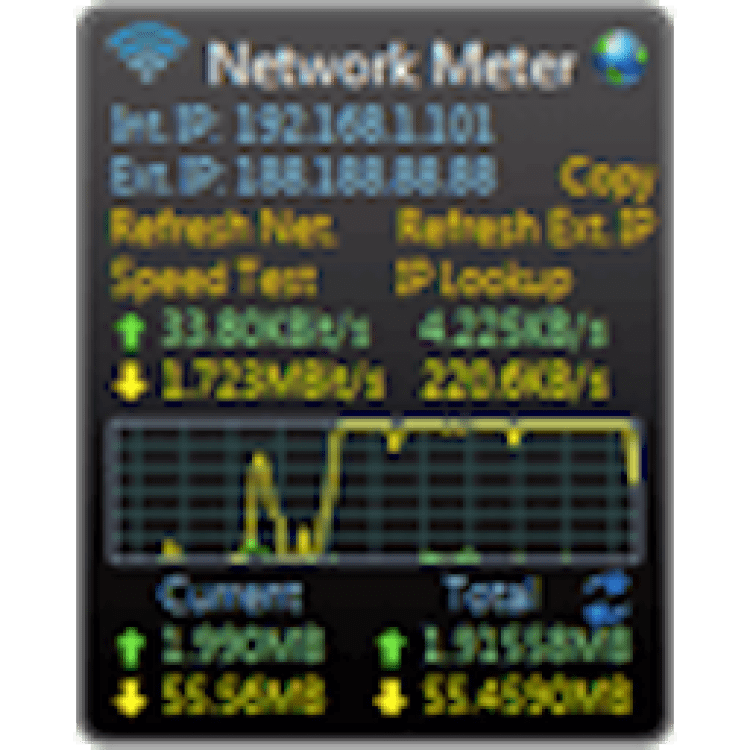 Network Meter скачать на Windows бесплатно
