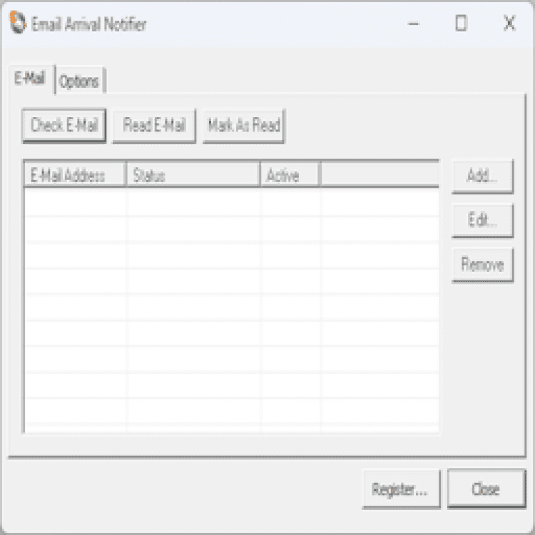 Email Arrival Notifier скачать на Windows бесплатно